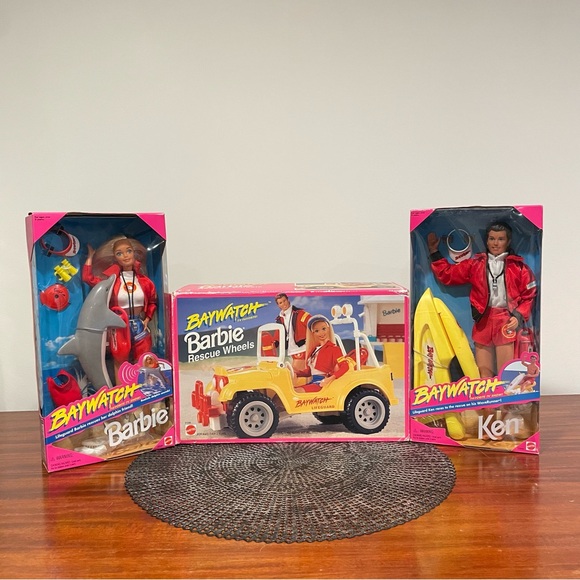 Barbie | Toys | Baywatch Barbie Baywatch Ken Baywatch Barbie Rescue ...